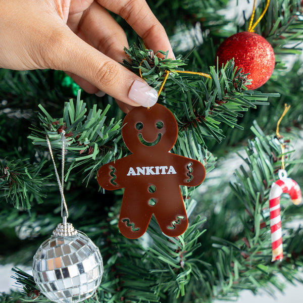 Personalized Ornament - Gingerbread - Single - COD Not Applicable ...