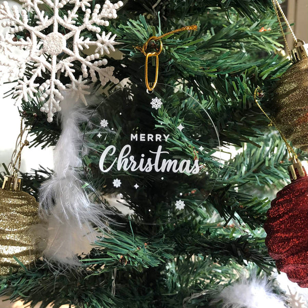 Acrylic Ornament - Merry Christmas – Shop Exclusive Picks | The Sparkle ...